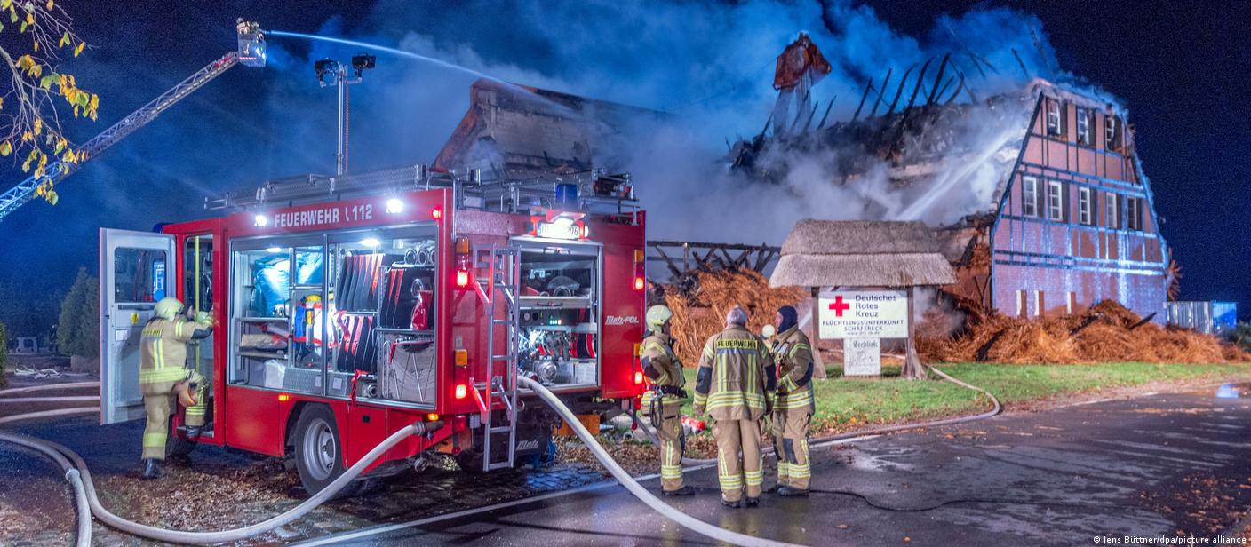 Arson suspected in Ukrainian refugee hotel fire, German police say - RRDM